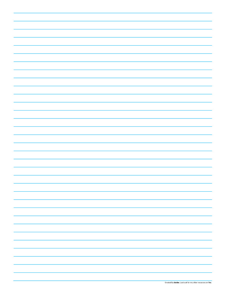 8mm Lined Paper Blue | PDF
