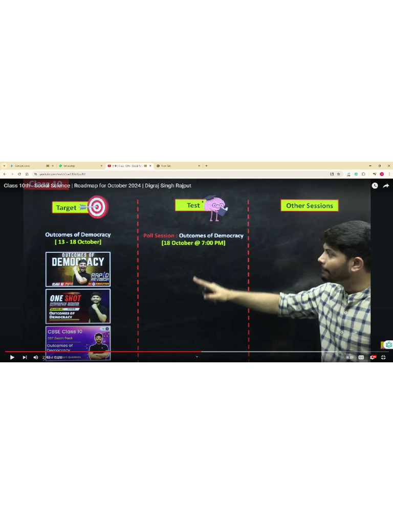 Class 10th - Social Science - Roadmap For October 2024 - Digraj Singh ...