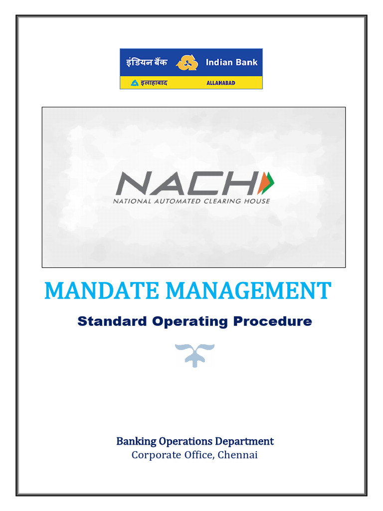 Debit ECS Mandate Management | PDF