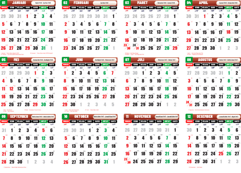 Kalender 2025 | PDF