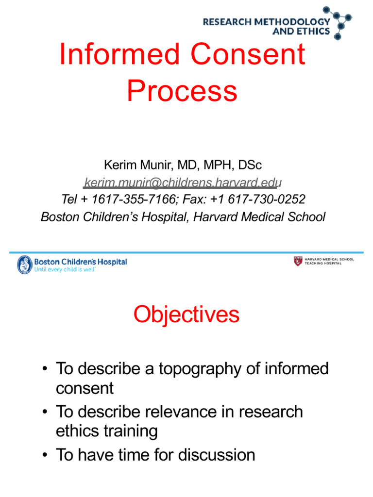 K.munir .Lecture.4 Informed - Consent | PDF