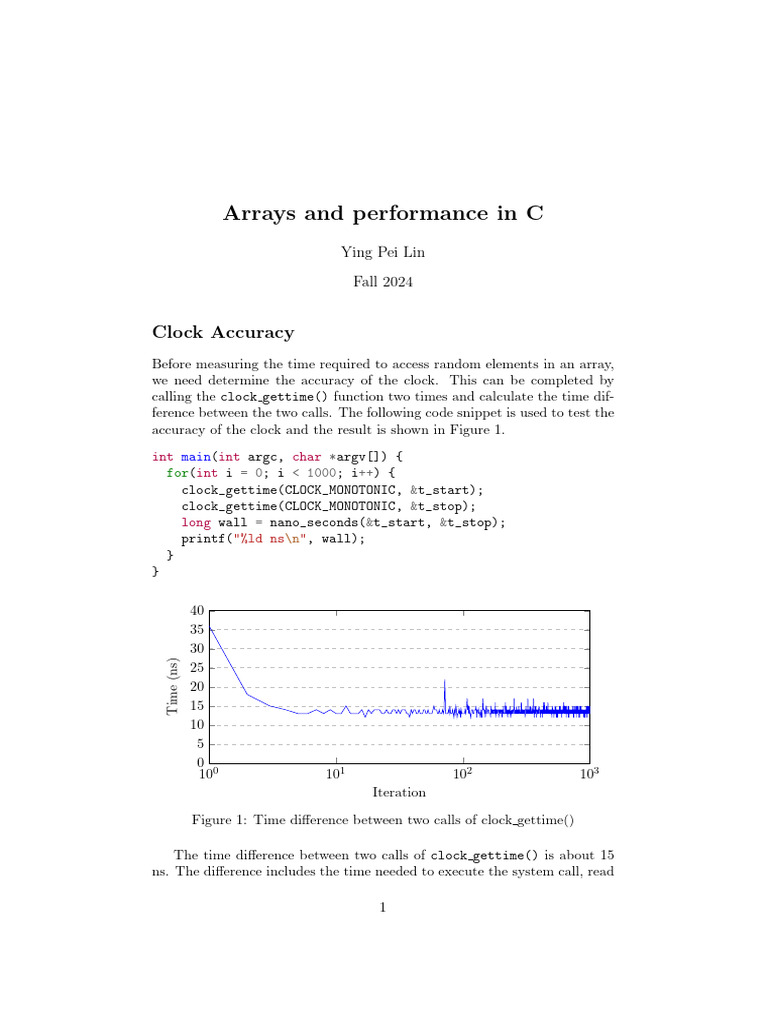 Report Arrays | PDF