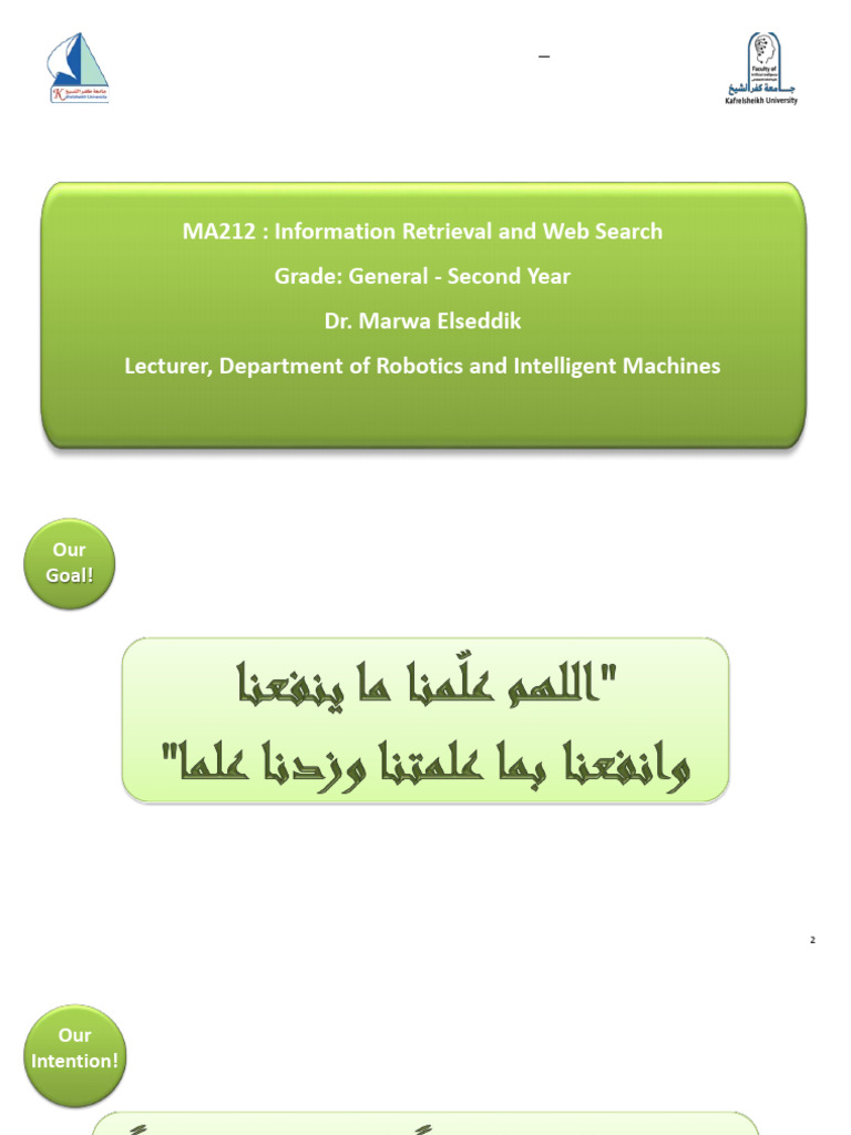 Chapter1 Ma212 Intro To Ir And Boolean Retrieval Pdf