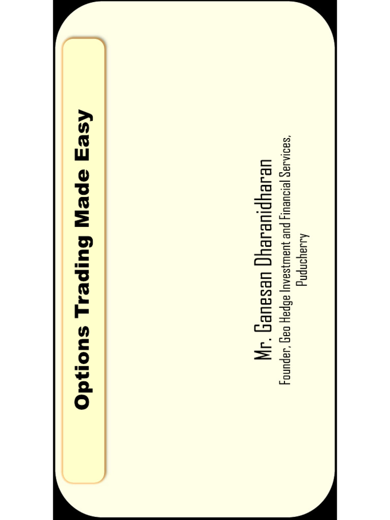 Option Training | PDF