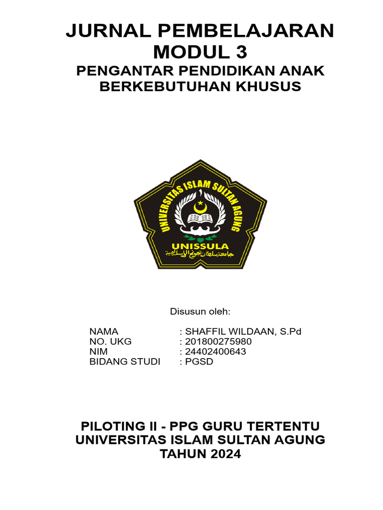 JurnalPembelajaran_Modul3_PPABK_ShaffilWildaan | PDF