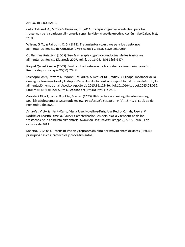 BIBLIOGRAFIA TFM | PDF