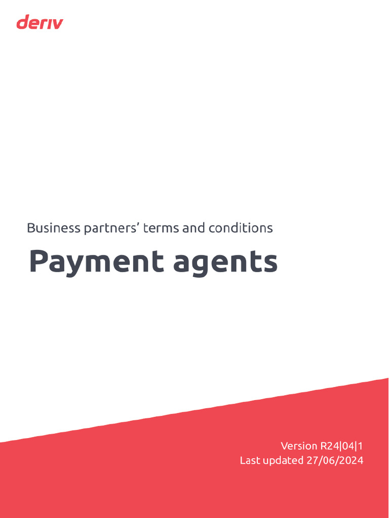Business Partners Payment Agents | PDF | Payments | Finance & Money Management