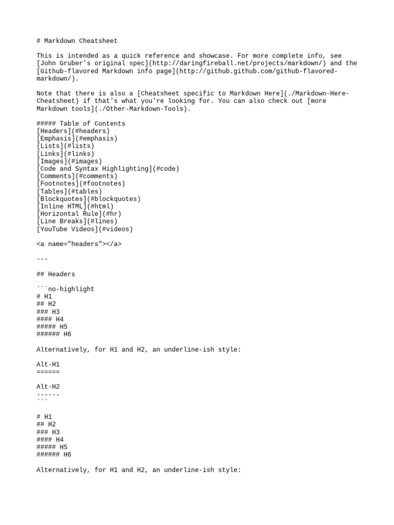 Markdown-Cheatsheet.md | PDF Markdown-Cheatsheet.md | PDF