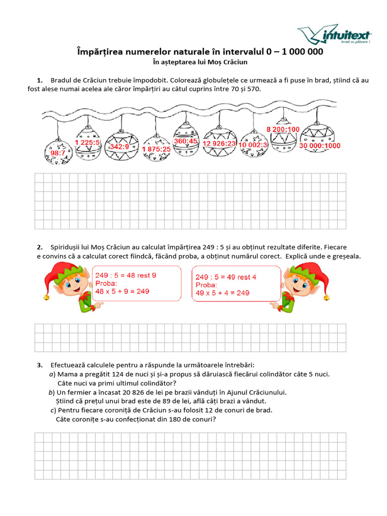 Test Impartirea | PDF