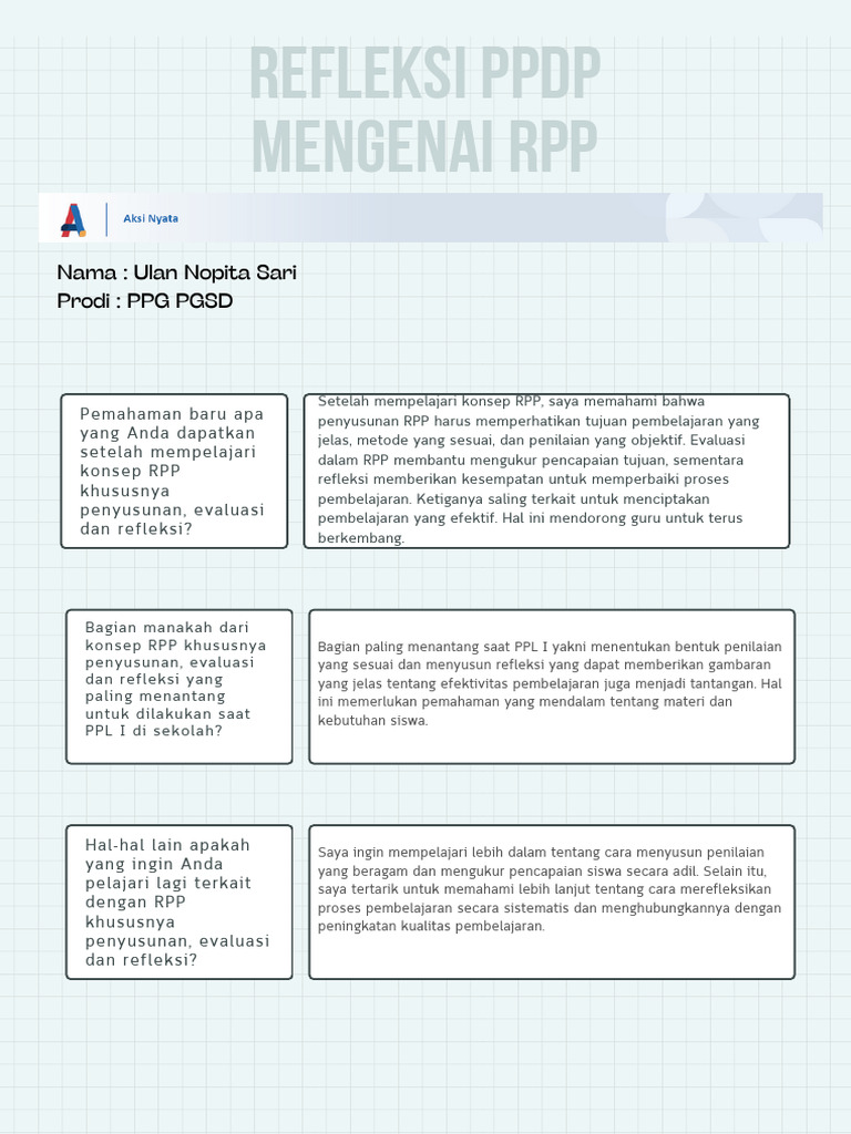 T.2.8 Aksi Nyata PPDP | PDF