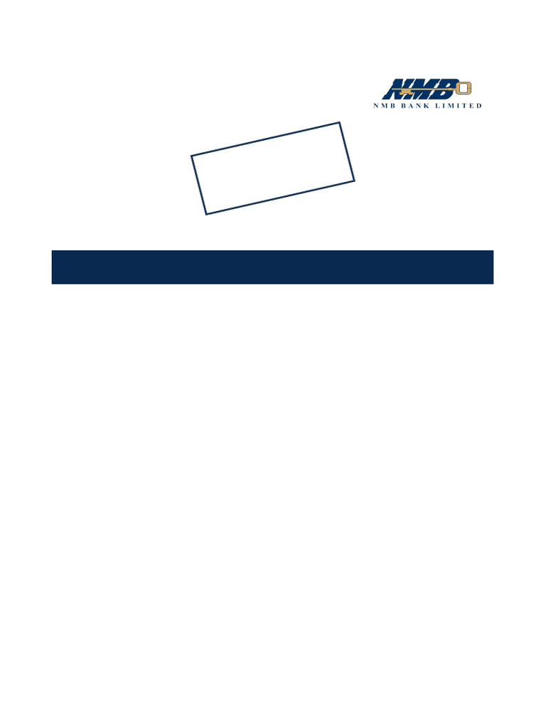 Statement of Account: NMB Bank Limited | PDF