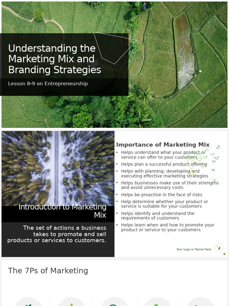 Understanding The Marketing Mix and Branding Strategies | PDF