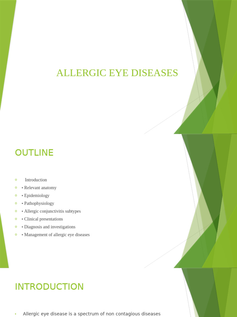Eye Allergies | PDF
