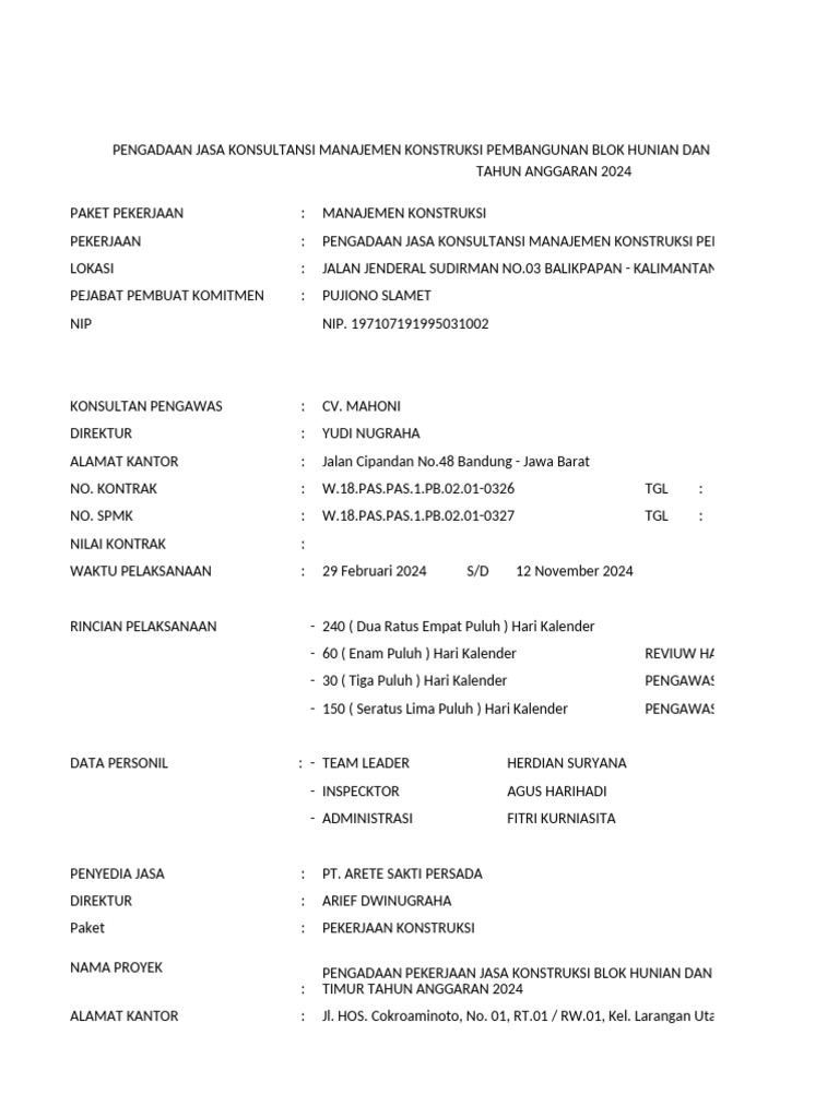 02.2. C03-003.MH-V.BPN - MK.24 MK - Daftar Simak - Persetujuan Material ...