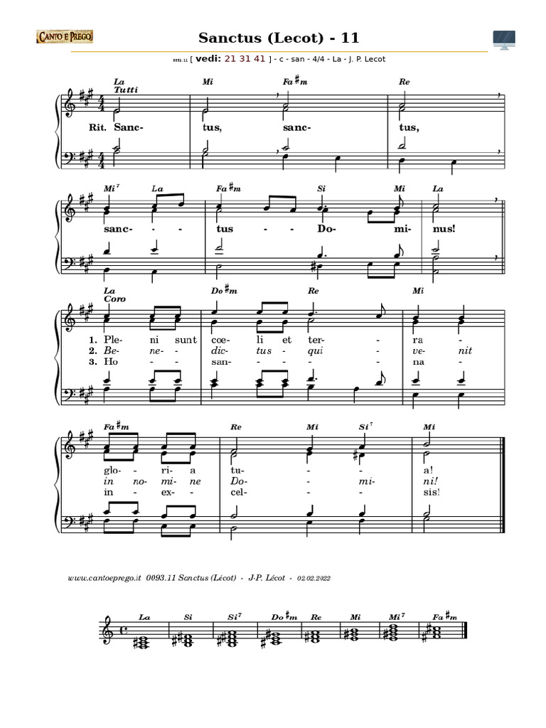 0093 11 Sanctus Lecot | PDF