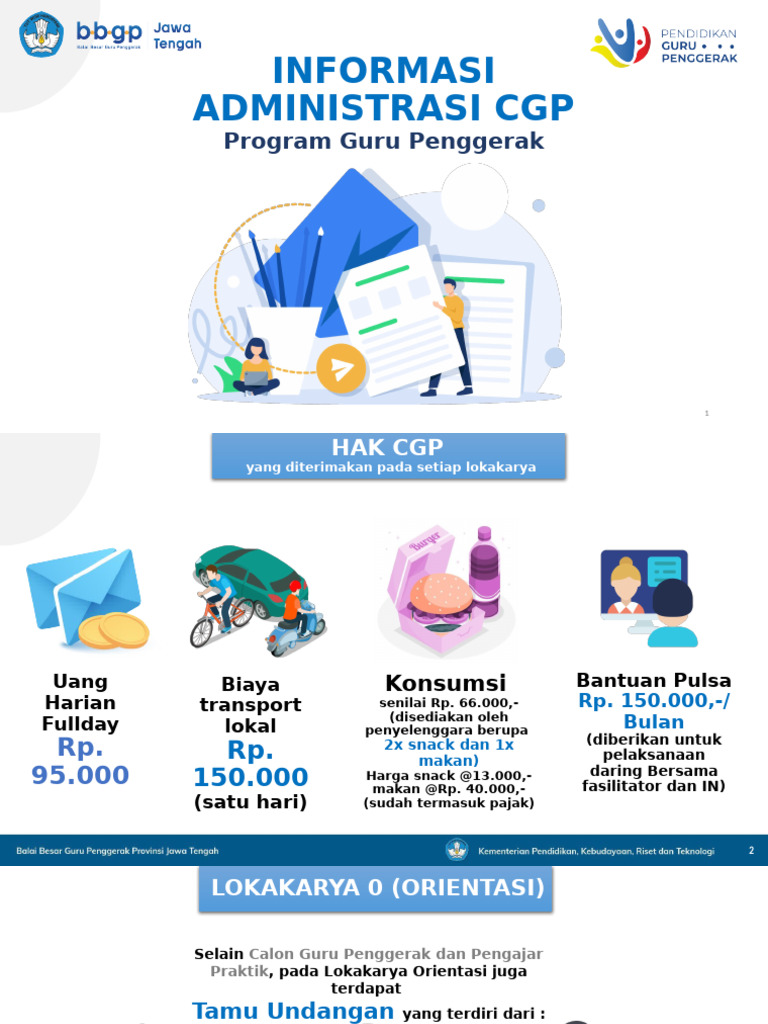 Administrasi CGP 2024 | PDF