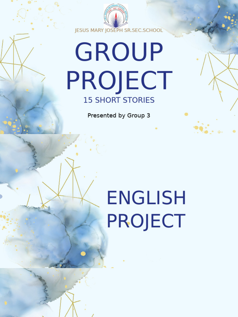 Group Project Presentation ENGLISH | PDF