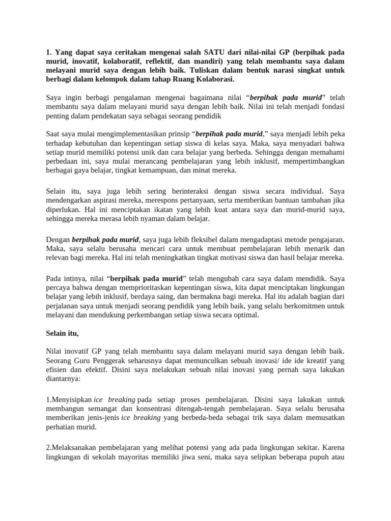 Forum Diskusi Eksplorasi Konsep - Modul 1.2 | PDF