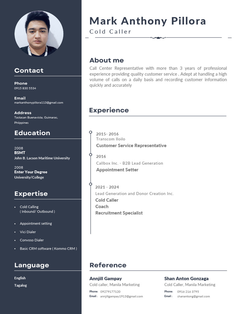 Mark Pillora Resume | PDF