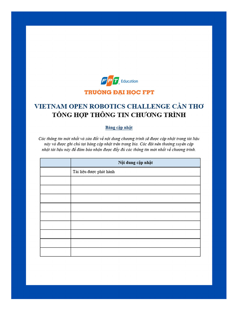 Vorc 2024 Cần Thơ - Tổng Hợp Thông Tin | PDF