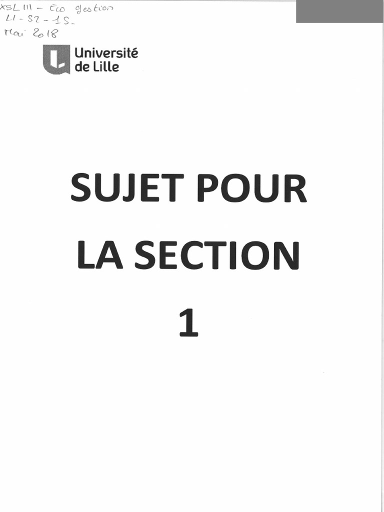 Sujet 2018 | PDF