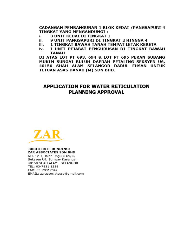 241008_Planning Syabas - Water Demand Before & After | PDF