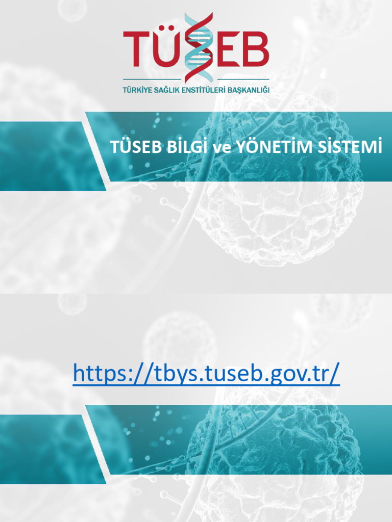 Tuseb Projeleri Basvuru Klavuzu | PDF