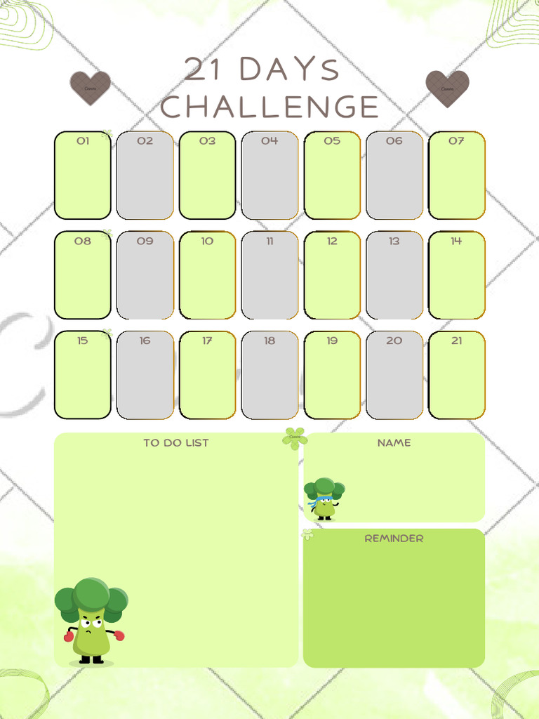 21 days challenge | PDF