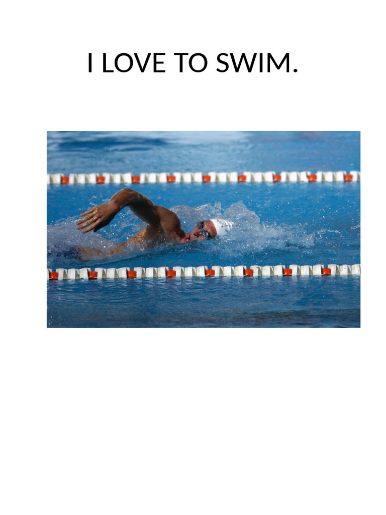 I LOVE TO SWIM | PDF