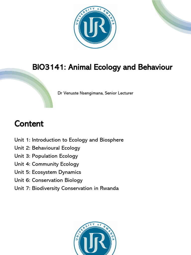 Unit 1 Introduction to Ecology and the Biosphere | PDF Unit 1 Introduction to Ecology and the Biosphere | PDF