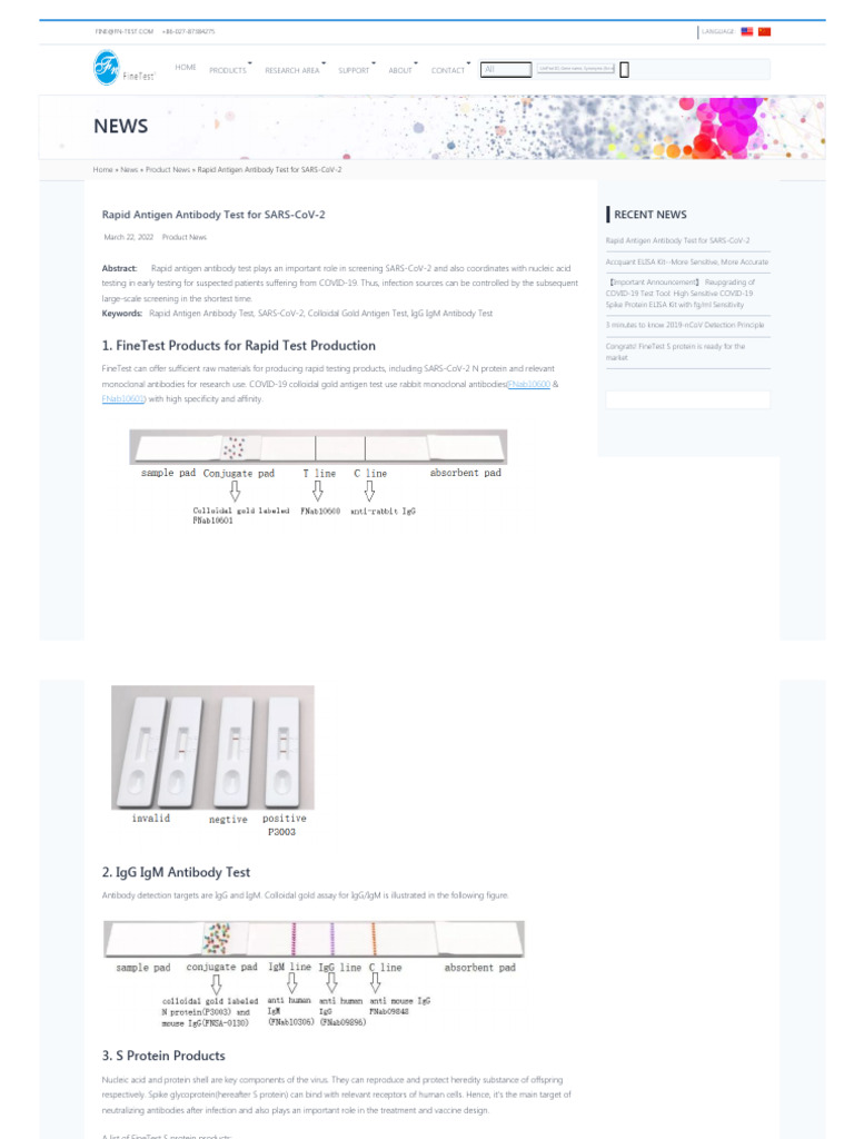 RapidAntigenAntibodyTestforSARS CoV 2 | PDF