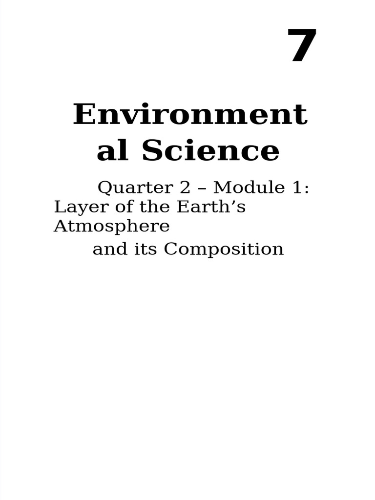 Vincent Mari Estrada - Envi. Sci. Quarter 2 - Module 1 | PDF