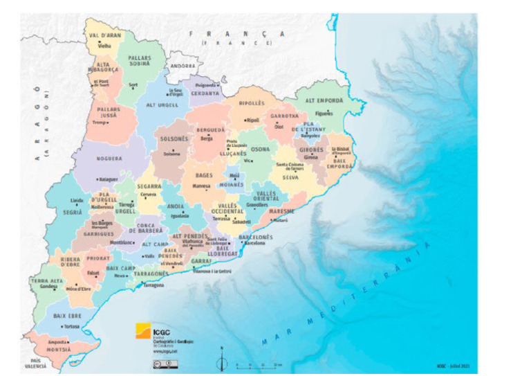 Mapa Catalunya | PDF