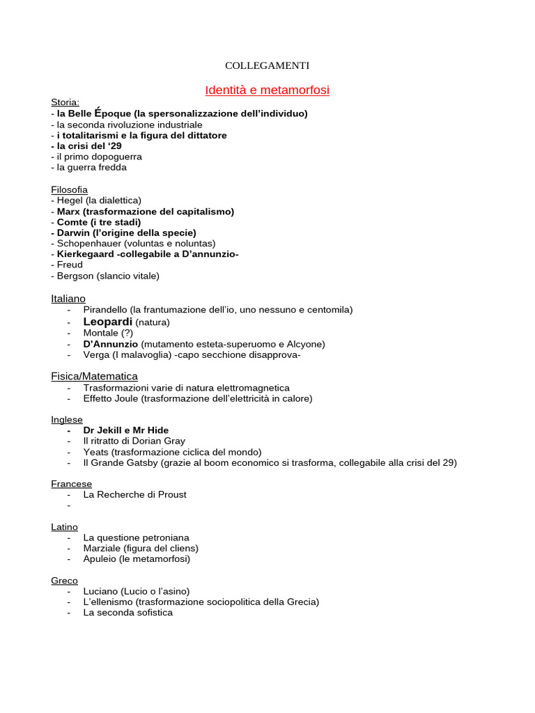 Collegamenti Esame | PDF