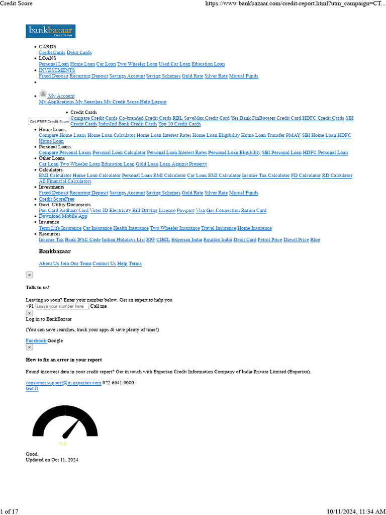 Credit Score | PDF