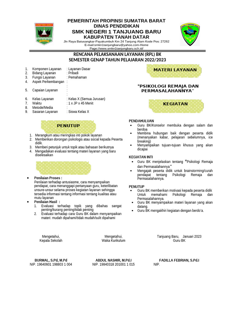 RPL Psikologi Remaja Dan Permasalahannya | PDF | Pengembangan Diri