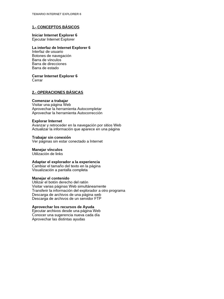 05 Microsoft Internet Explorer 6 | PDF