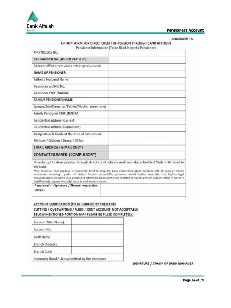 Pensioner Documents | PDF
