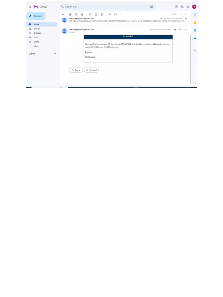 VFS Global Mail | PDF