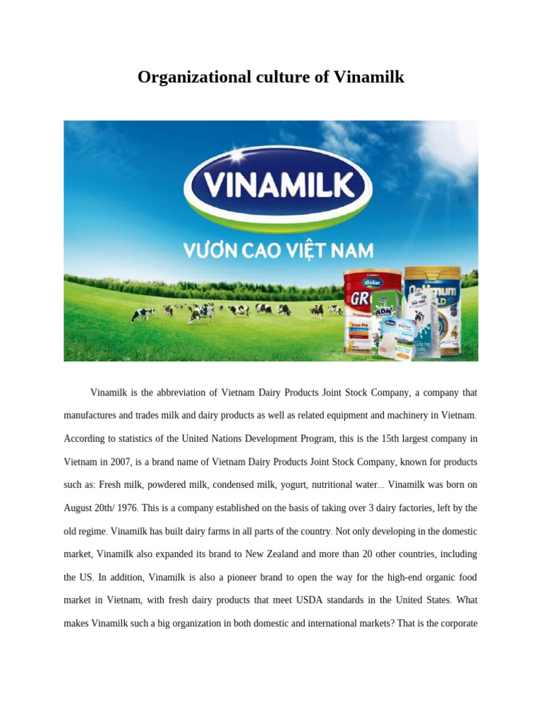 VINAMILK | PDF