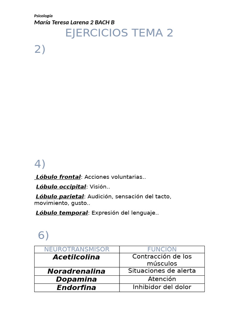 EJERCICIOS TEMA 2 | PDF
