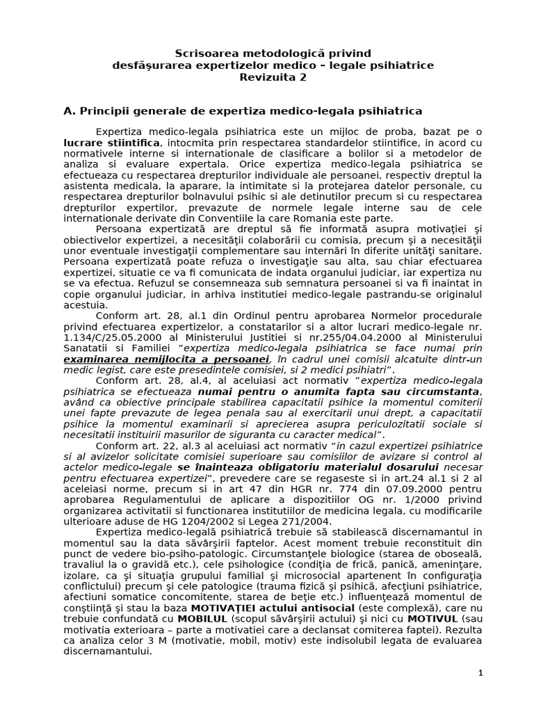 Scrisoarea Metodologică - Revizuita2 | PDF