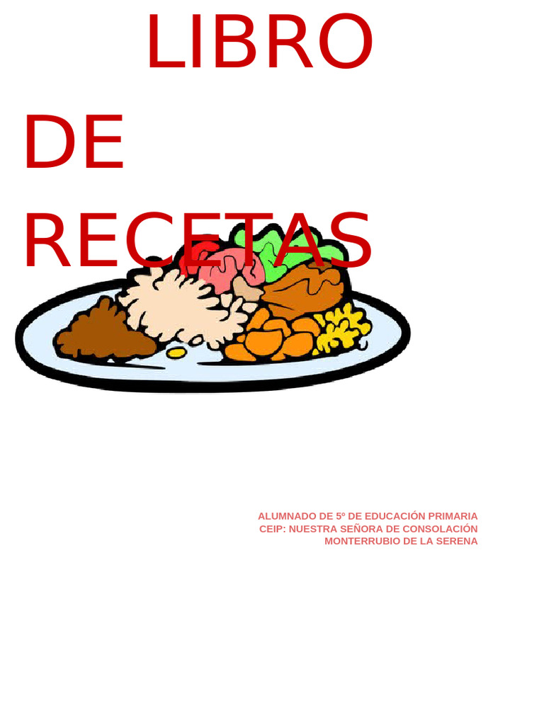 Libro de Receta | PDF