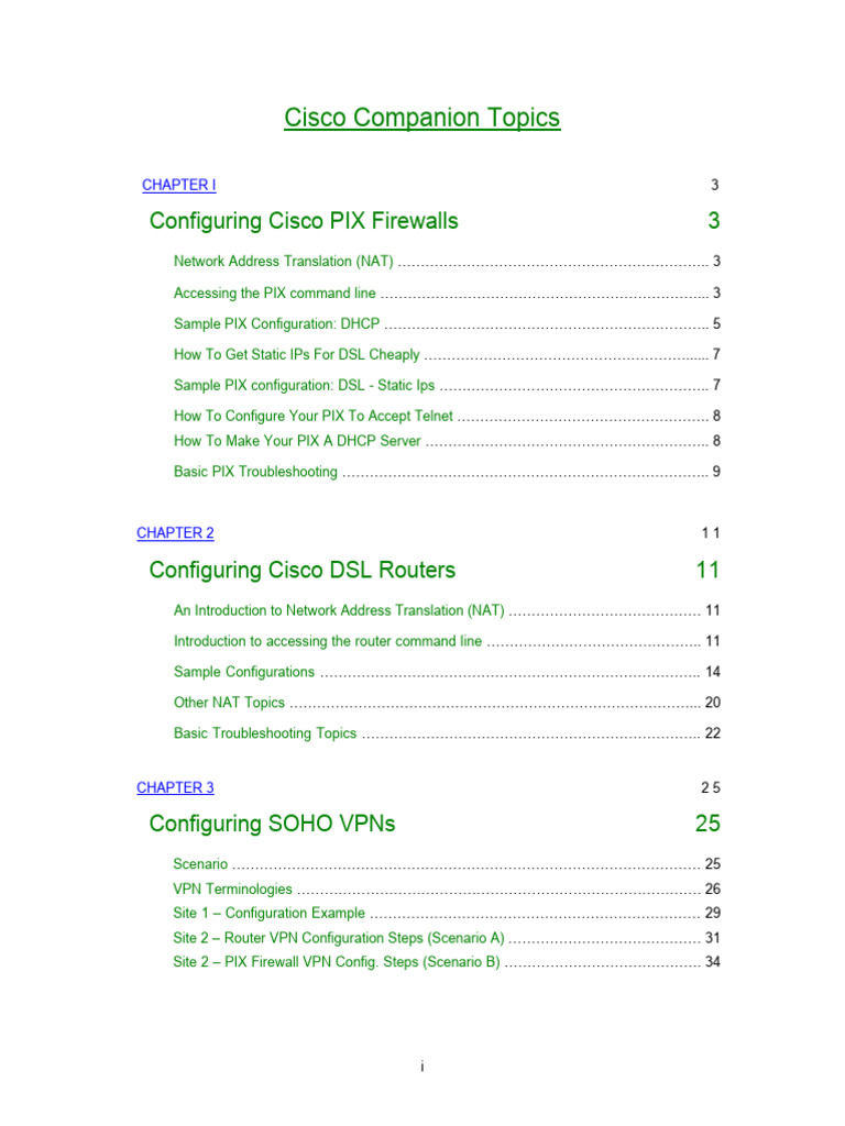 Cisco Pix | PDF