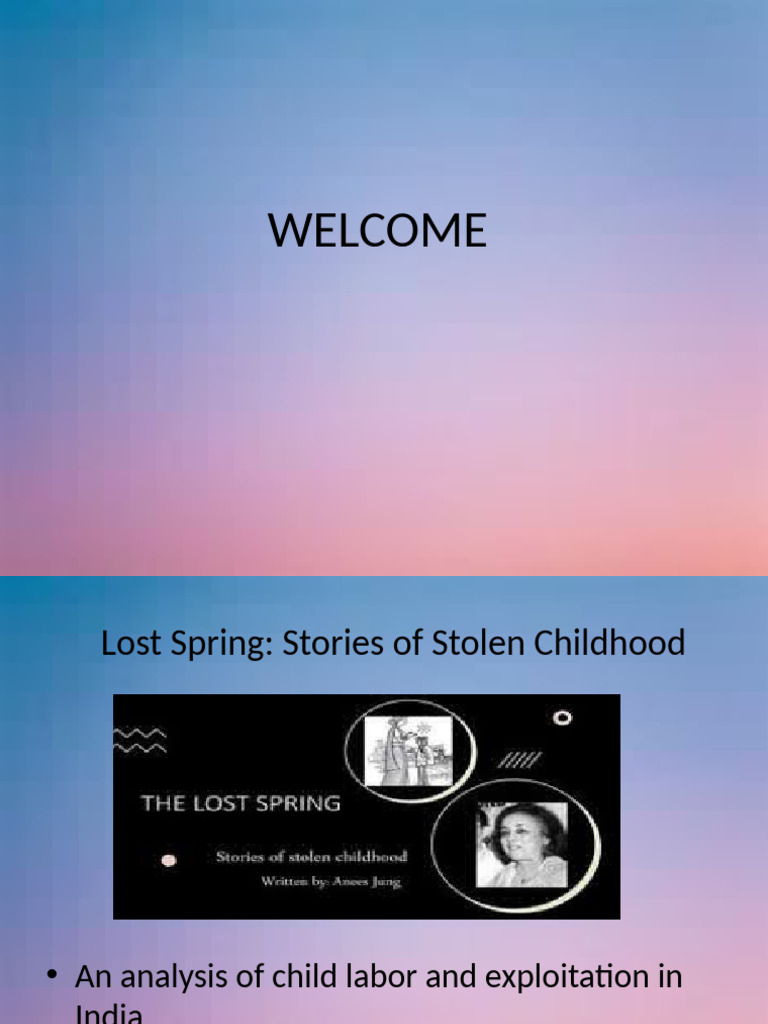 Lost Spring | PDF