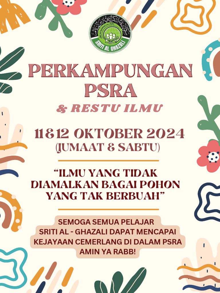 Banner Perkampungan Ilmu PSRA 2024 | PDF