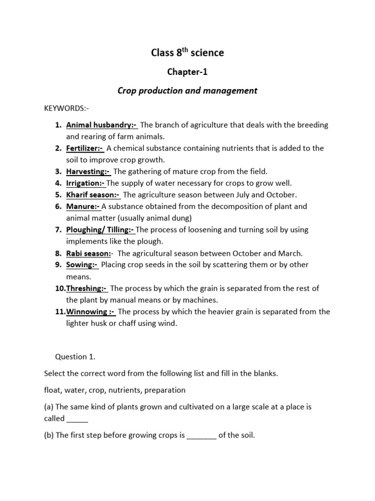 Document (2) 8th Science Notes-1 | PDF