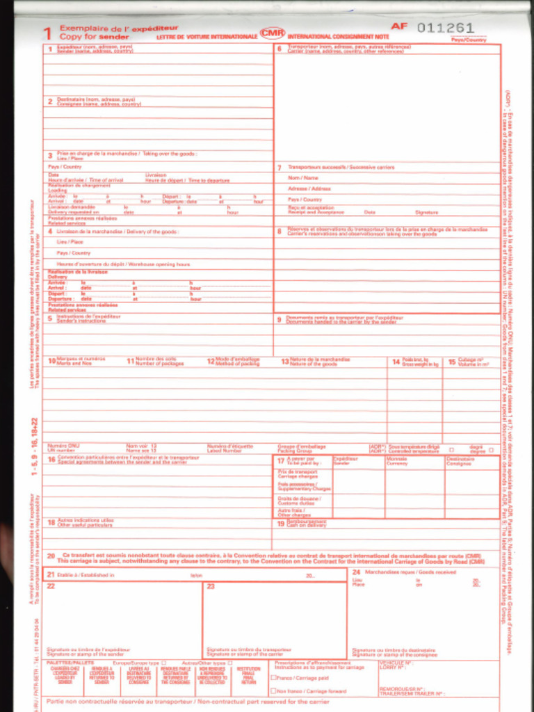 Modèle CMR vierge | PDF