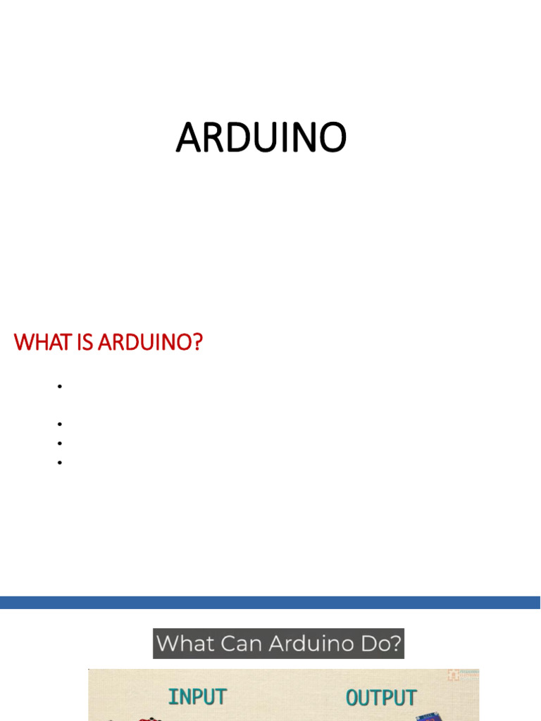 Unit 4 Arduino | PDF