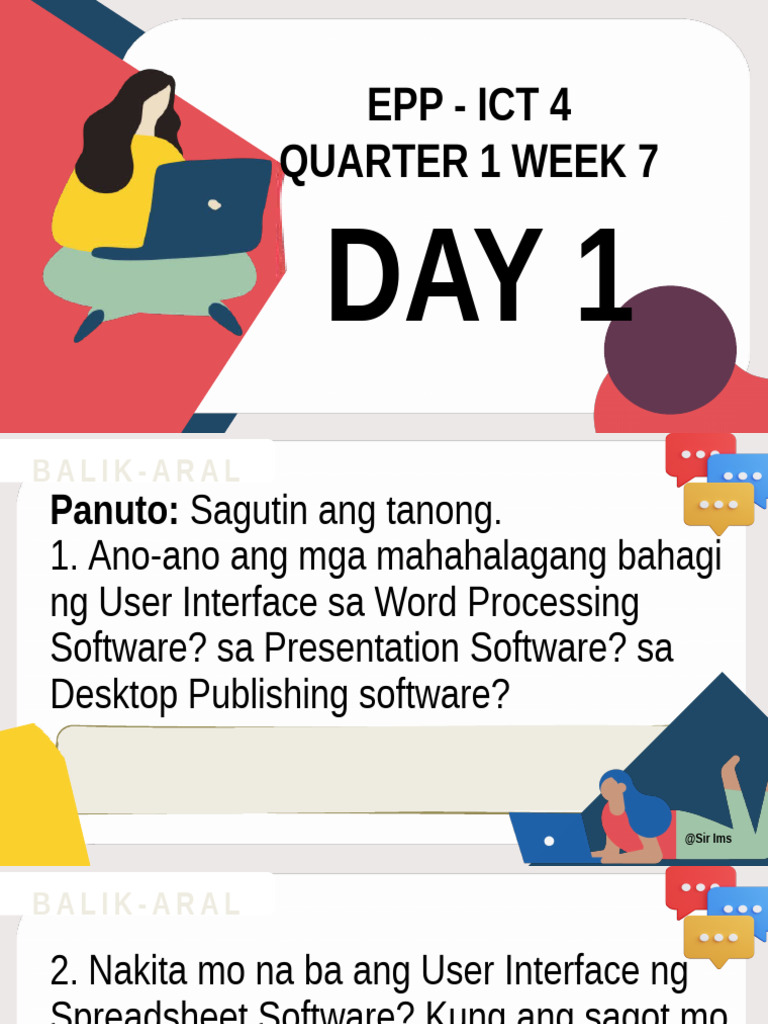 G4Q1W7 PPT Epp Ict Matatag | PDF